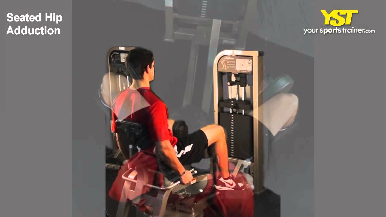 Seated Groin Squeeze Machine - YouTube