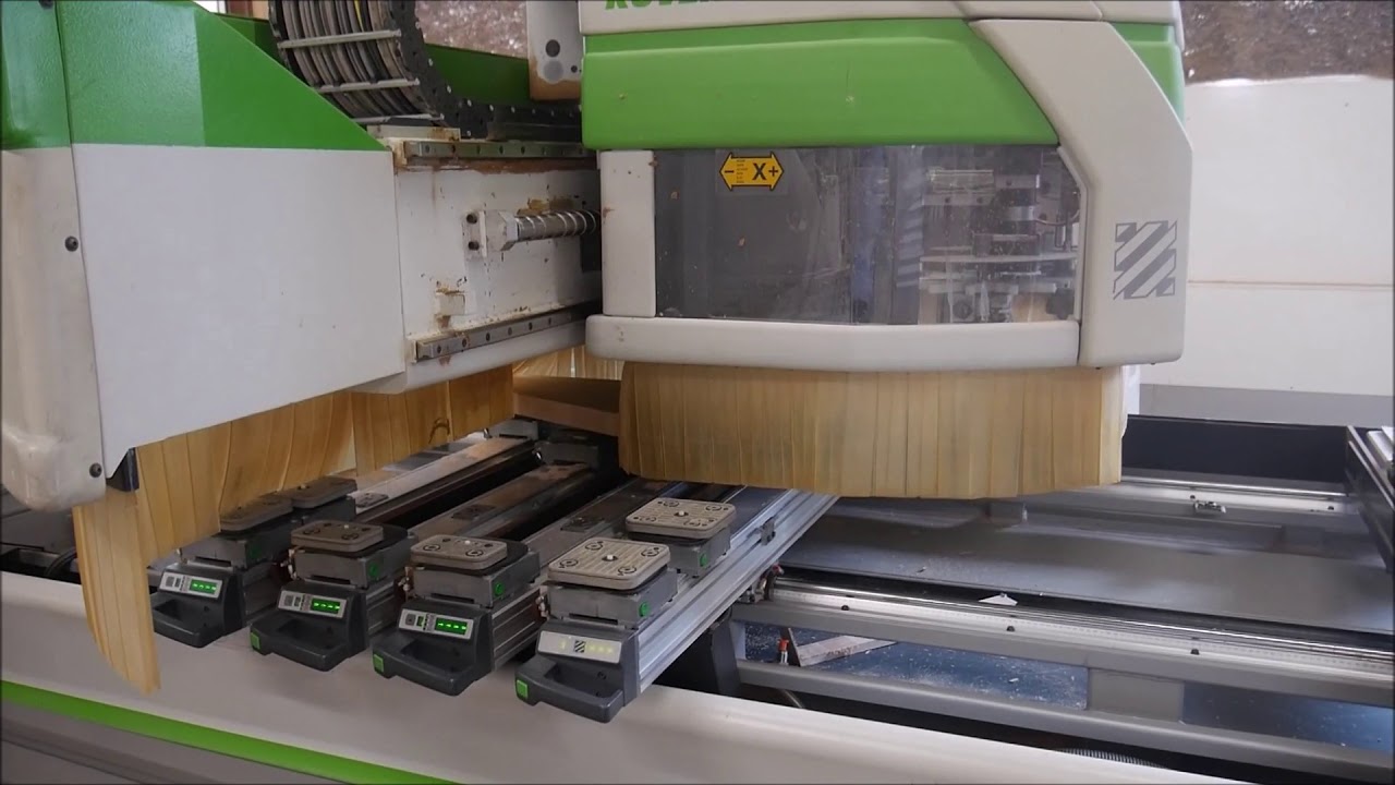 BIESSE Rover 35 XL CNC Machining Centre - YouTube