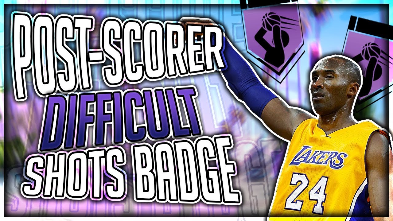 DIFFICULT SHOTS BADGE FAST FOR POST-SCORERS (FASTEST METHOD) - NBA 2K19 ...