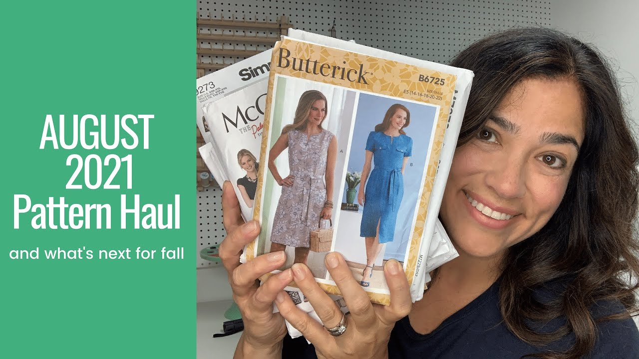 August 2021 Sewing Pattern Haul - YouTube