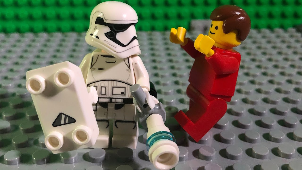 Lego Man vs First Order | Lego Stop Motion - YouTube