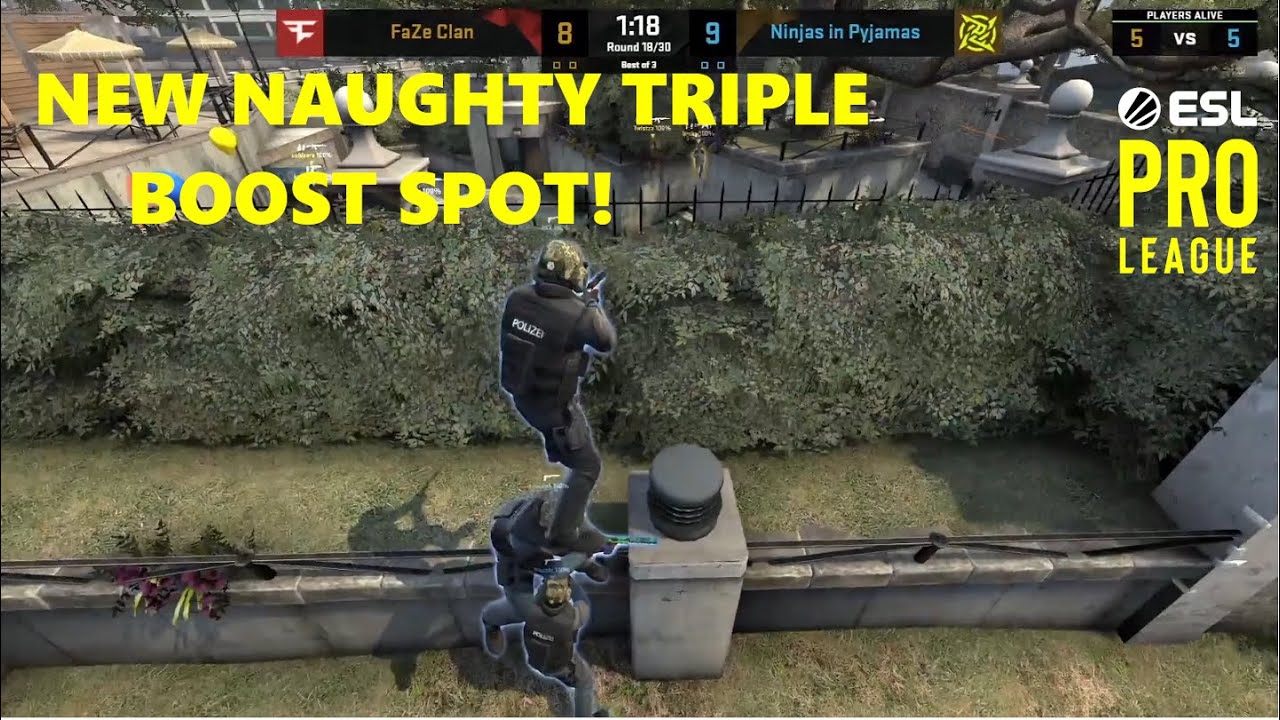 NAUGHTY TRIPLE BOOST BY NINJA IN PYJAMAS - FAZE VS NIP - ESL PRO LEAGUE ...