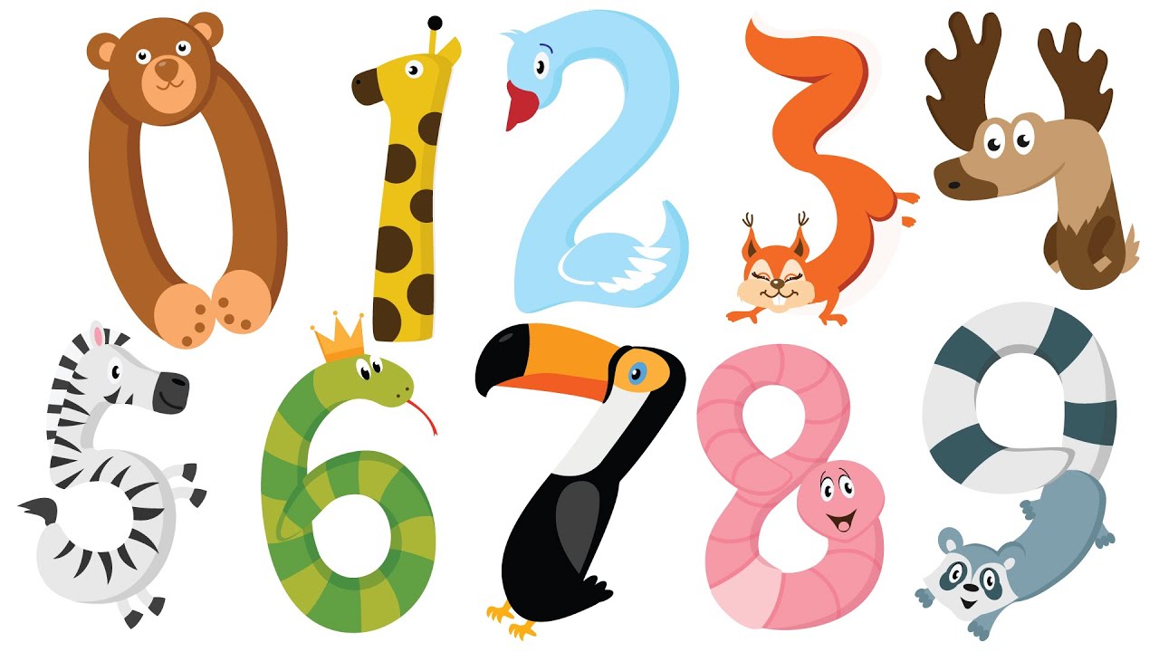 Counting Animals from 1 to 10從1數到10的動物 - YouTube
