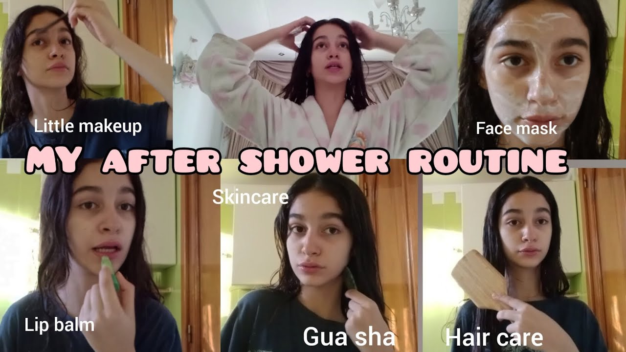 after shower routine (skin/hair/body/nail care +tips) - YouTube