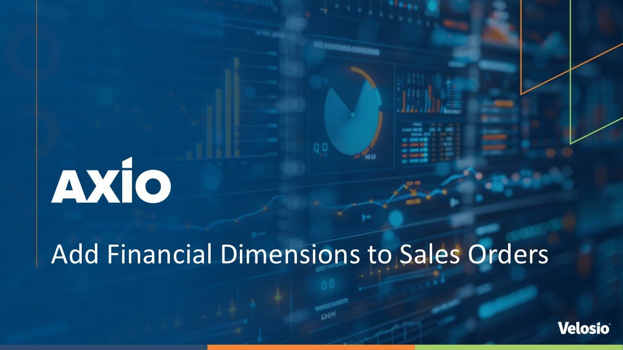 How to Add Financial Dimensions to Sales Orders in Dynamics 365 with ...