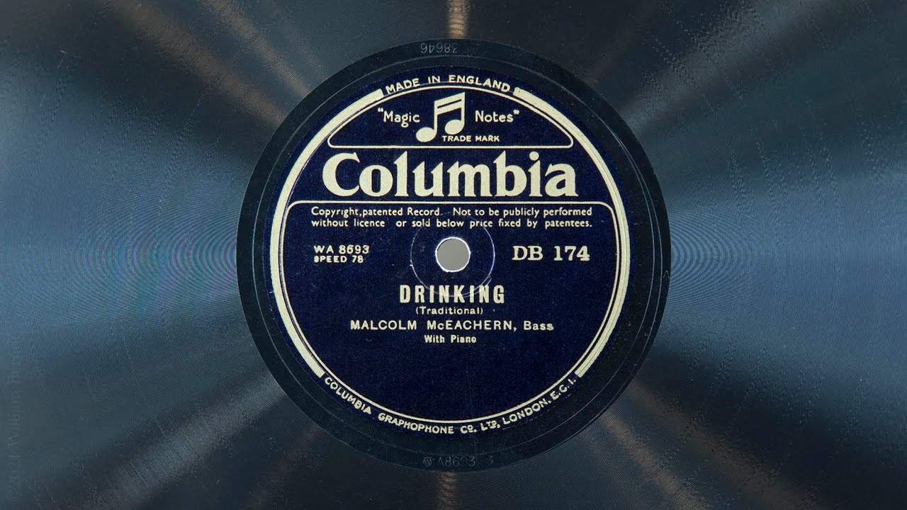 Drinking • Malcolm McEachern (EMG Mark Xb Oversize Gramophone) - YouTube