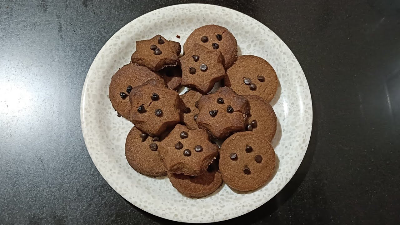 Chocolate aata cookies || homemade aata cookies - YouTube
