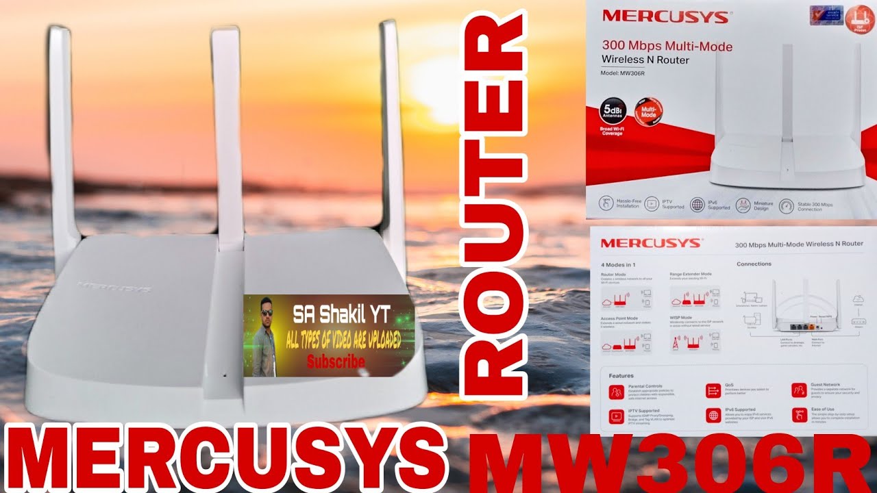 Mercusys [MW306R] Unboxing Wi-fi Router. - YouTube