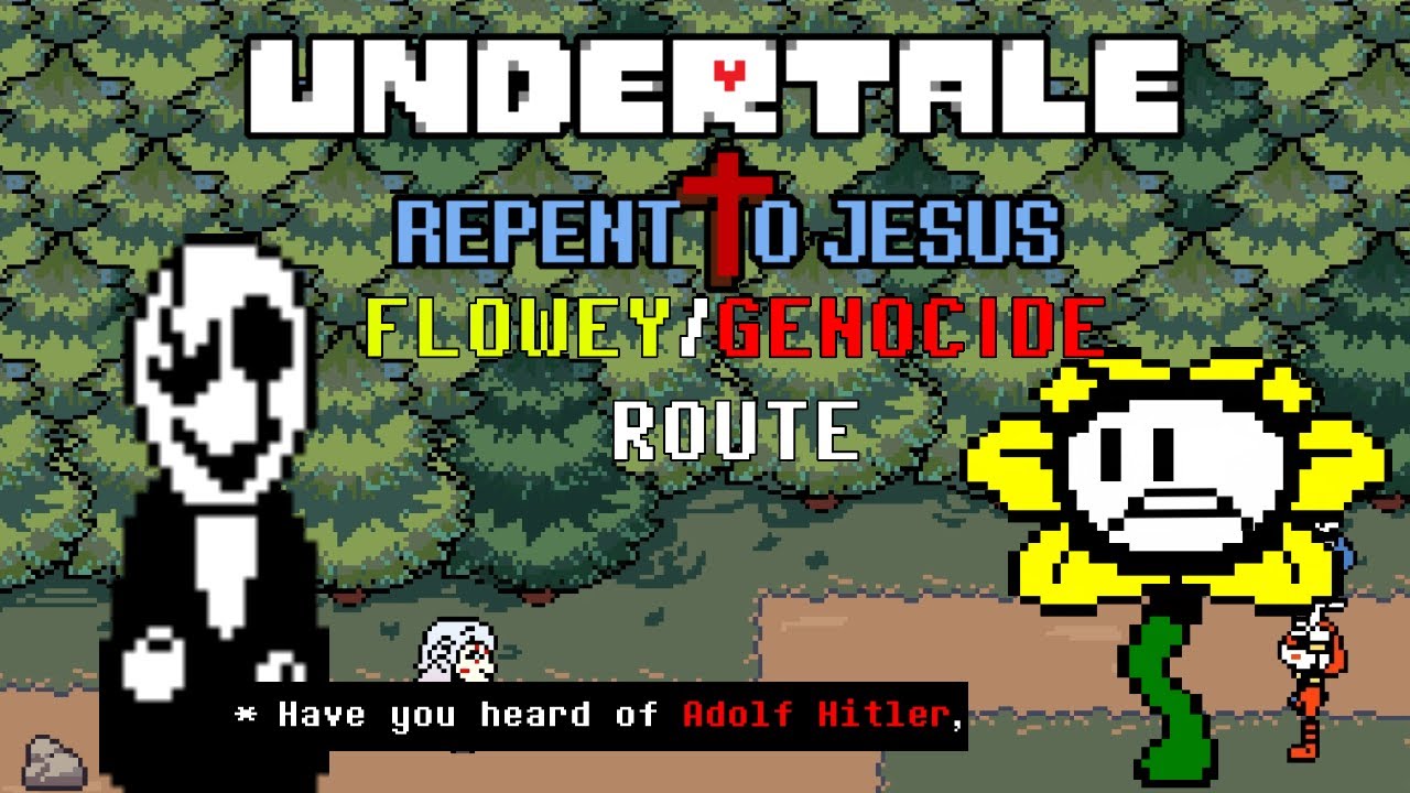 Undertale Repent To Jesus Gets Crazier (Flowey Route) - YouTube