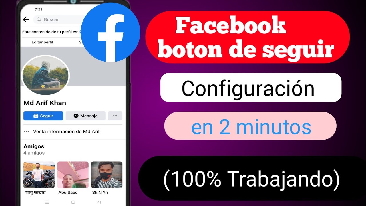 Cómo agregar el botón Seguir en el perfil de Facebook - YouTube