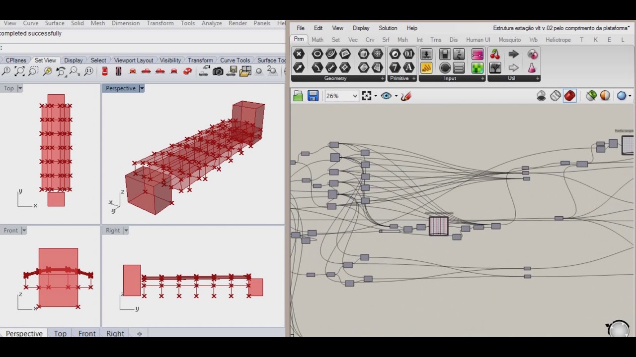 Parametric station for Light Vehicle on Rails [Grasshopper] - YouTube
