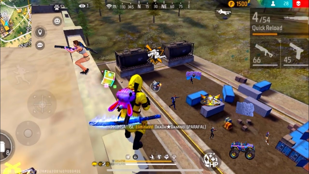 free fire free fire 50 kills total - free fire solo fist fight gameplay ...