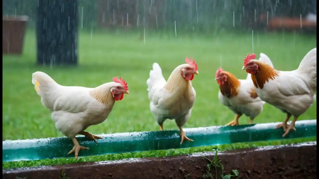 Rain + Chickens = Instant Brain Fix” - YouTube