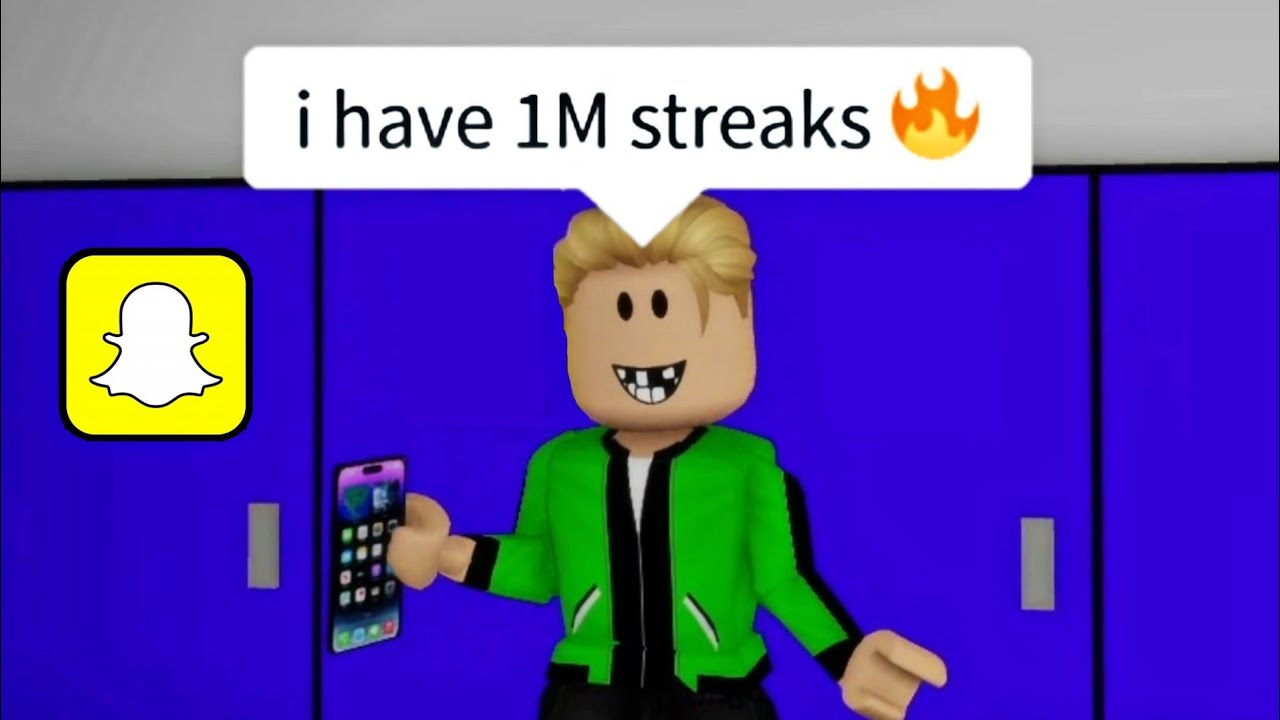 When you are addicted to Snapchat (meme) ROBLOX - YouTube