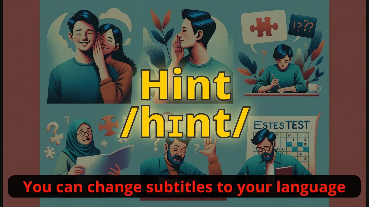 Hint meaning with 5 examples - YouTube