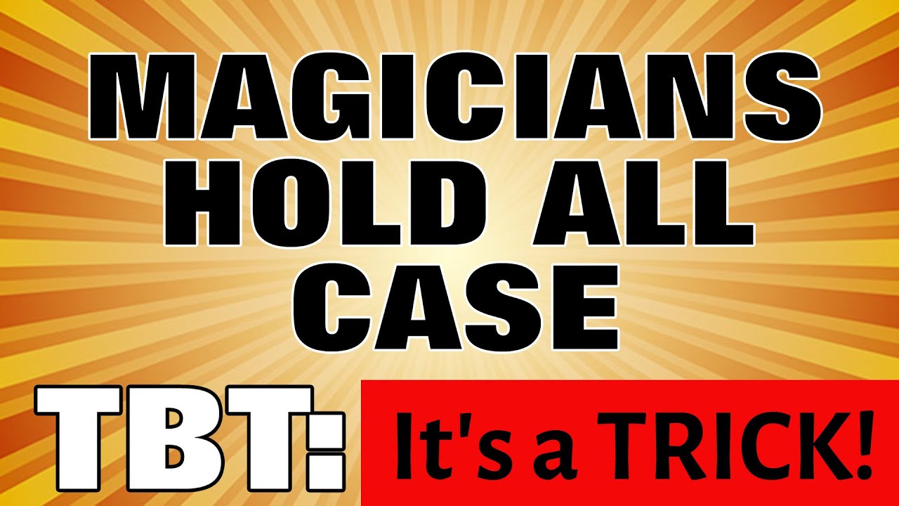 Magicians Hold All Case - Carrying Your Magic Tricks In Style ...