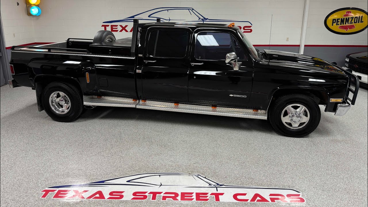 1990 Chevrolet R3500 Dually, Square Body, C10, fuel injected 454, Crew ...