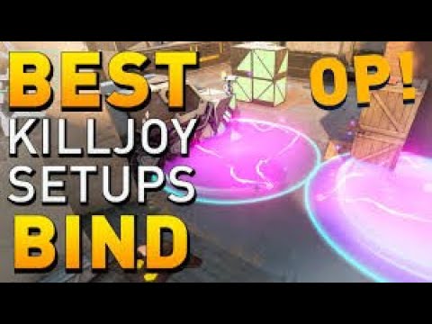 Valorant Gameplay | Killjoy | Bind | Best Killjoy Setups In Bind ...