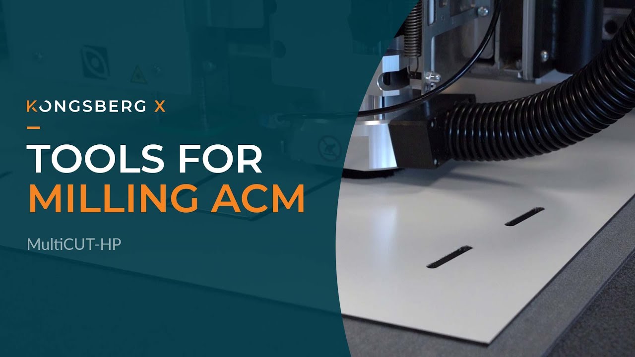 Tooling for Kongsberg X: milling ACM with the MultiCUT-HP toolhead ...