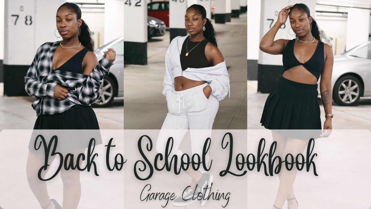 Garage Clothing Back to School Lookbook 📚 Trendy & Cute Outfits! - YouTube