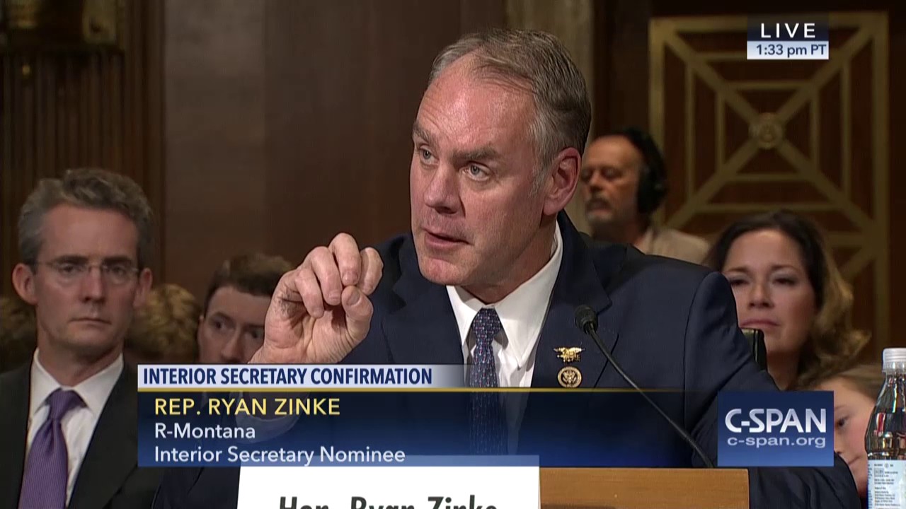 Sen. Jeff Flake at Zinke Confirmation Hearing - YouTube