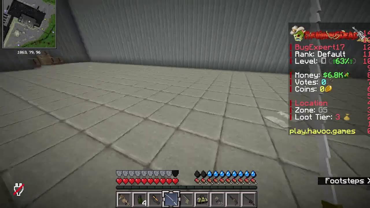 MInecraft Server mining dead live road to 50 - YouTube