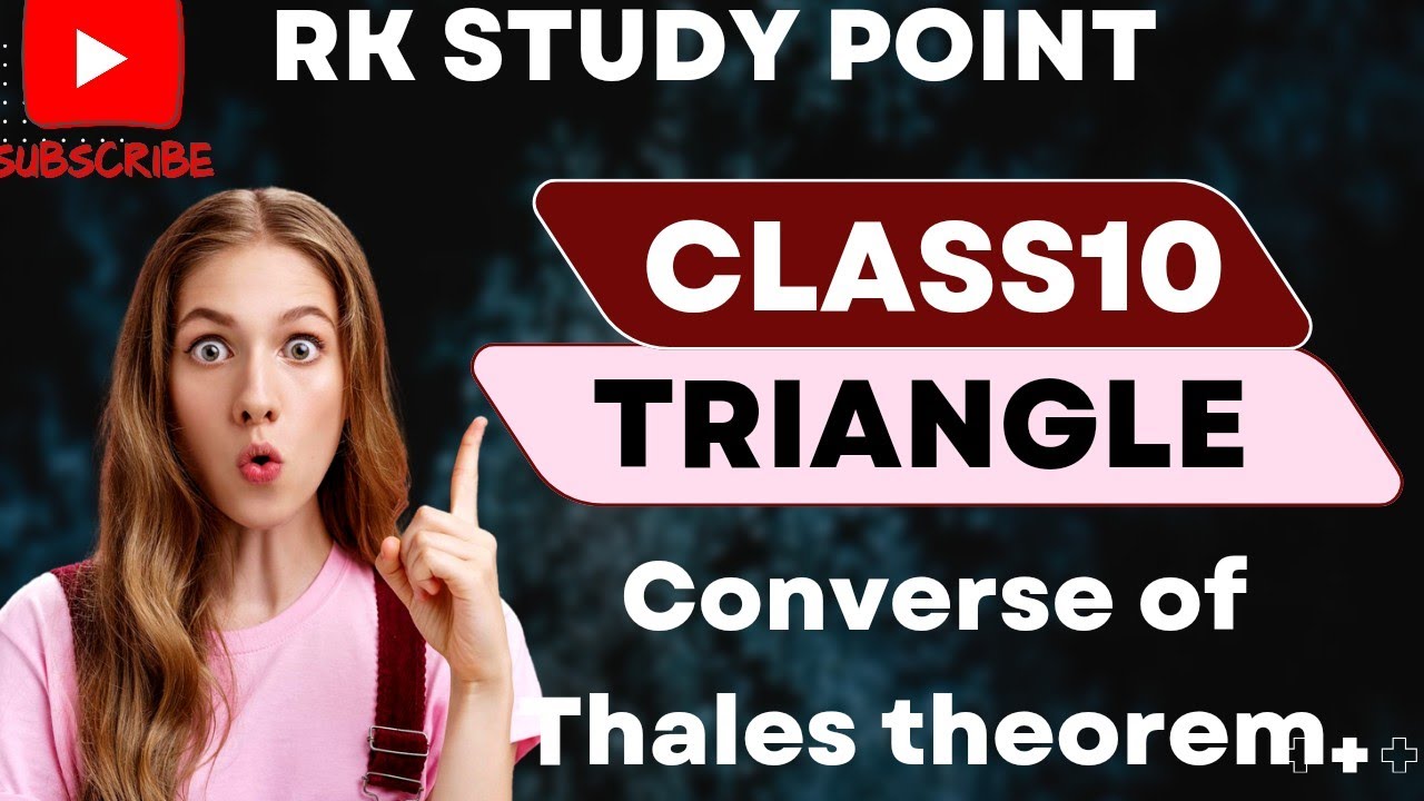 converse Thales theorem class 10/Triangle class 10th/chapter 6 class 10 ...