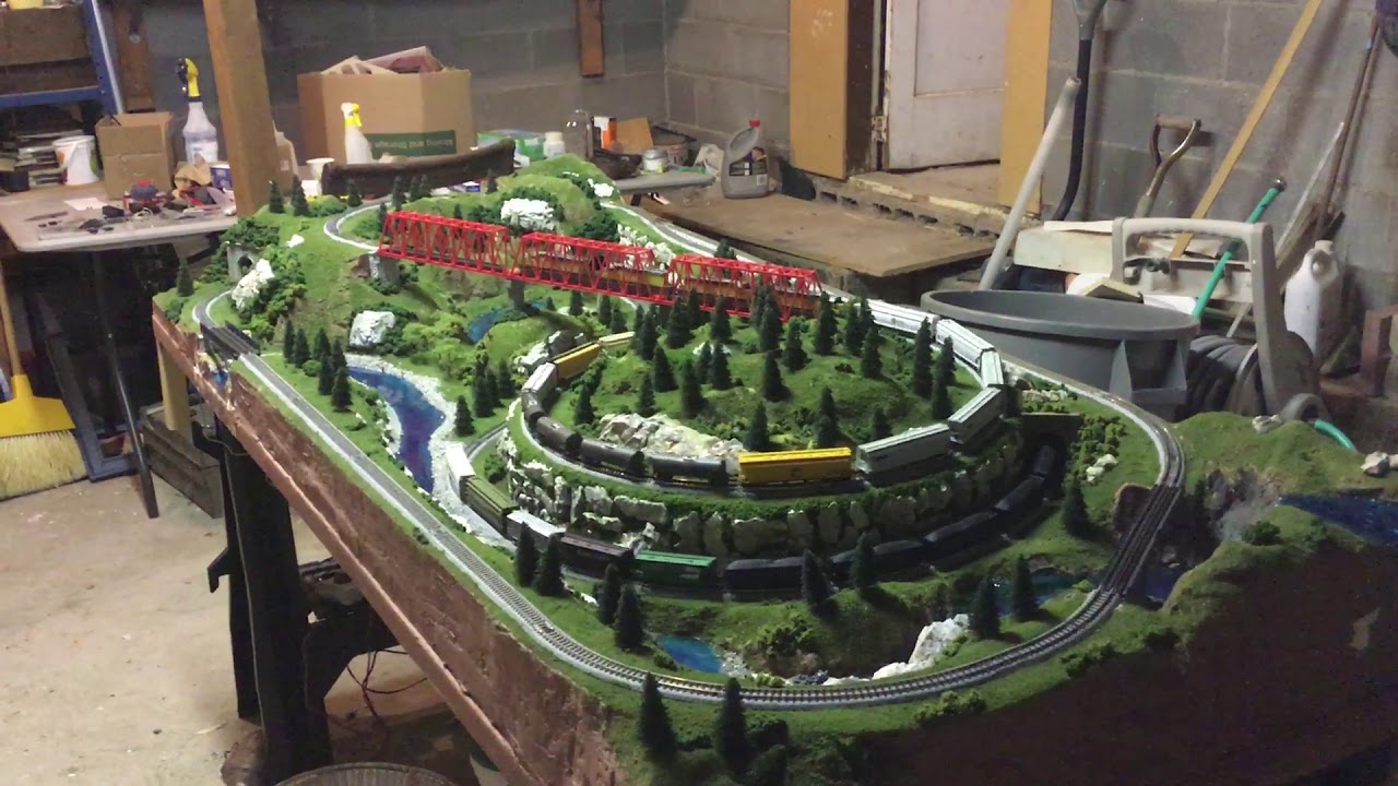 N Scale Coffee Table Layout Build: Part 3B - YouTube