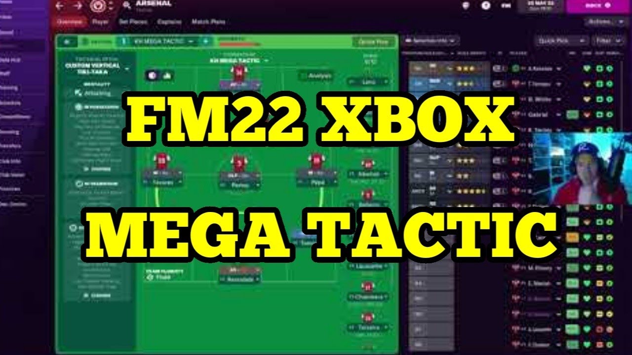 FM22 XBOX EDITION MEGA TACTIC | Football Manager 2022 - YouTube