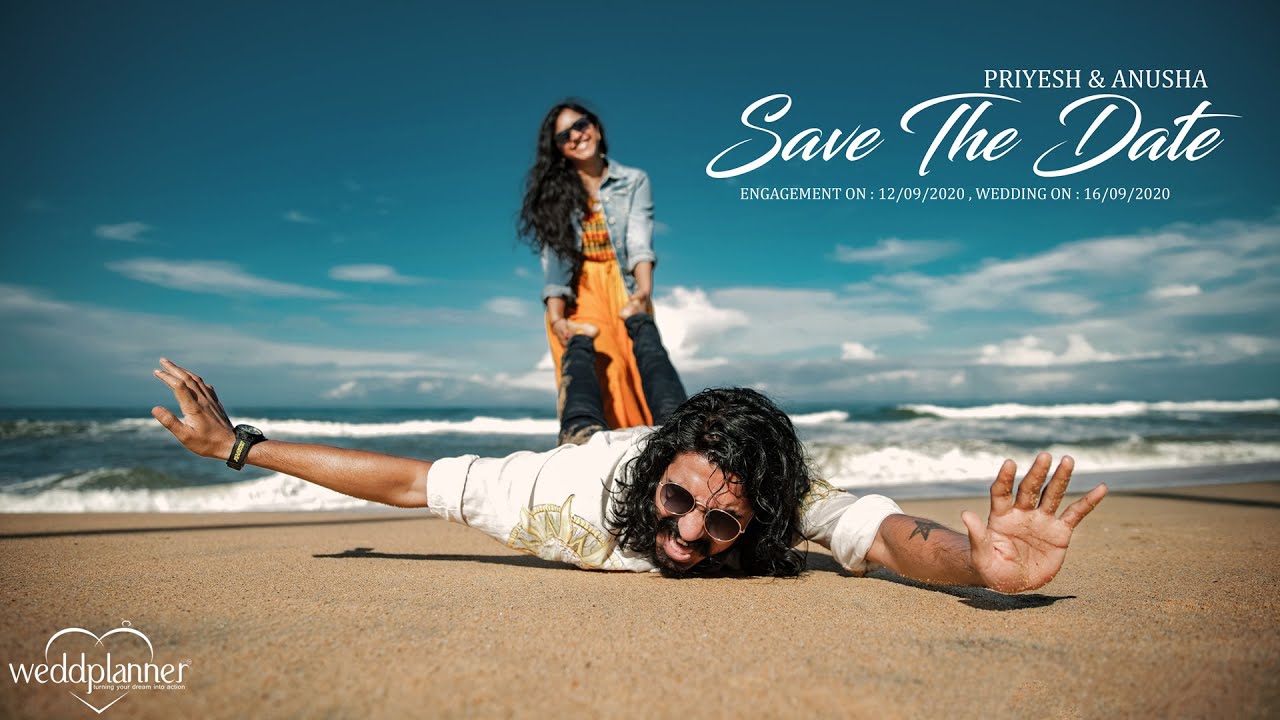 Save The Date | 2020 | Priyesh & Anusha I By Weddplanner Weddings - YouTube