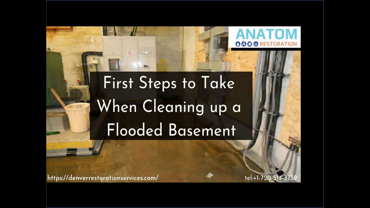 First Steps to Take When Cleaning up a Flooded Basement - YouTube