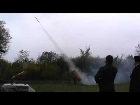 Запуск противоградовой ракеты "Алазань" | Anti-hail rocket launch - YouTube