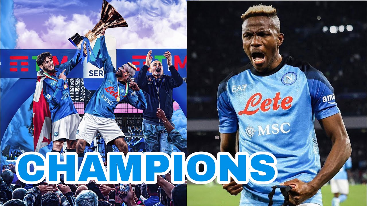 🚨 ÇA Y EST ! LE NAPOLI & OSHIMEN SONT CHAMPION D'ITALIE 🏆🇮🇹 UNE ...