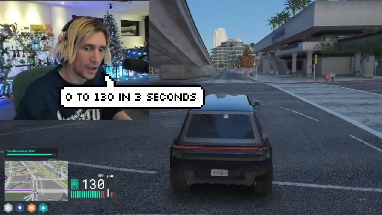 xQc finds an Actual SSB Car in NoPixel - YouTube