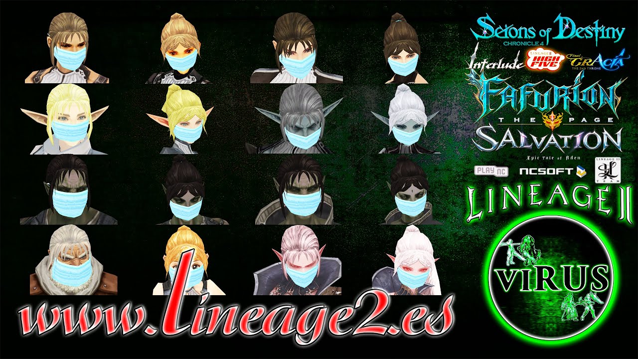Medical Mask for www.Lineage2.Es server. LINEAGE II - High Five √i®uS ...