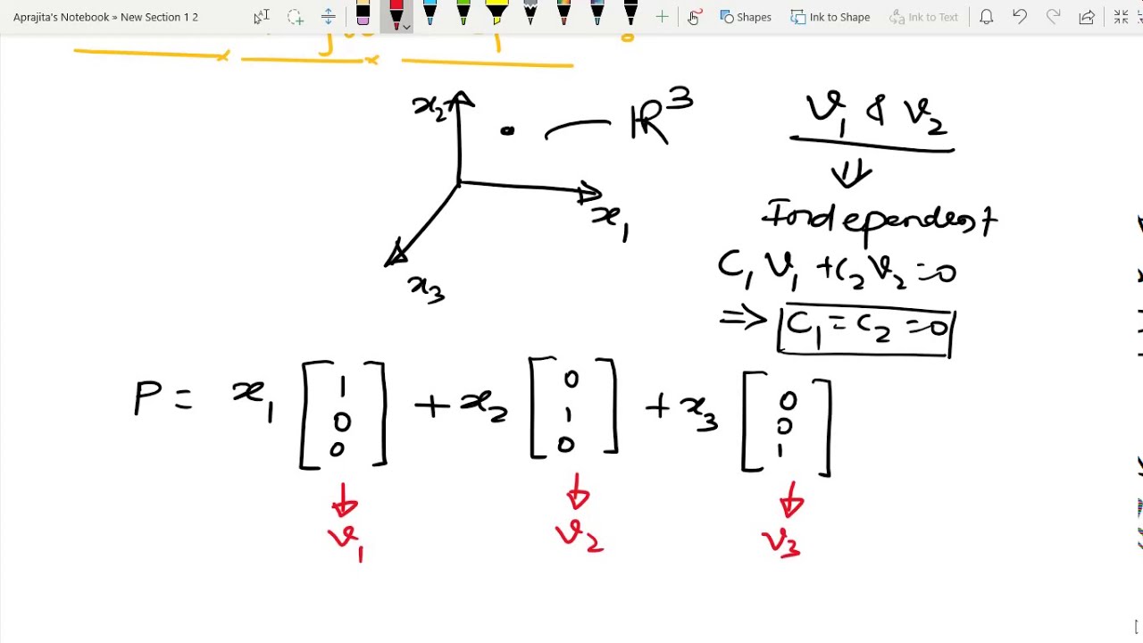 EE 312: Lecture 7&8 :A Basis and Dimension of a Vector Space - YouTube