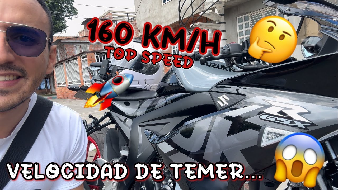 GSX 150 R SUZUKI 😱 TOP SPEED MAS DE 160 km/h 🤔 ES LA MÁS RÁPIDA 🚀 - YouTube