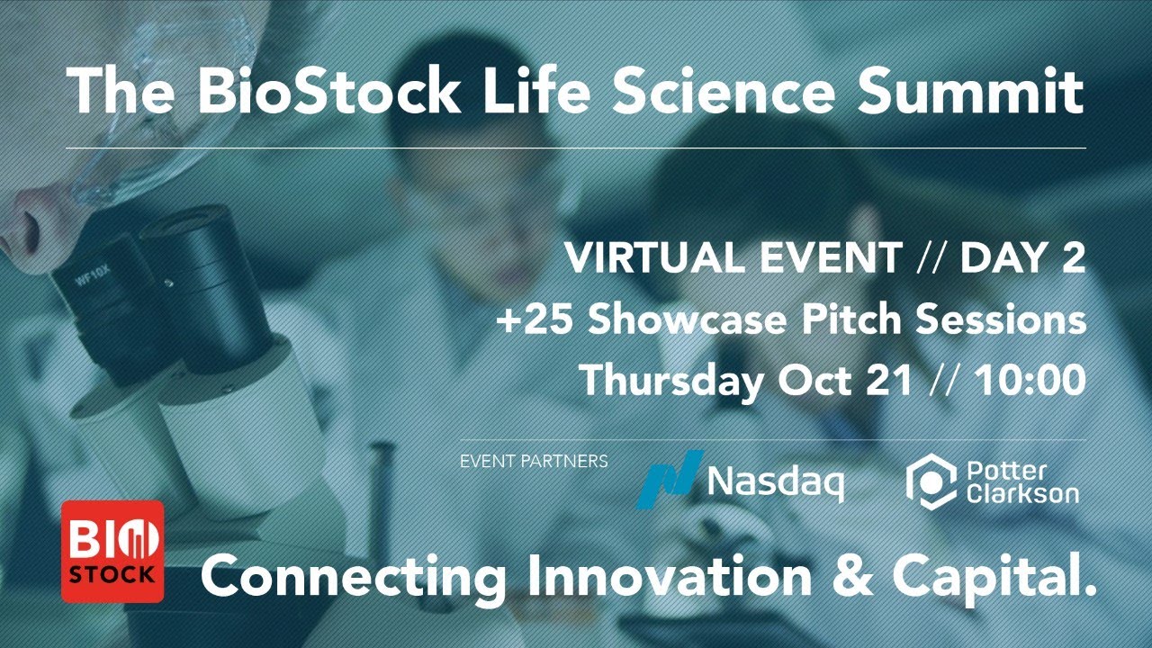 BioStock Life Science Summit 2021 | Day 2 - YouTube
