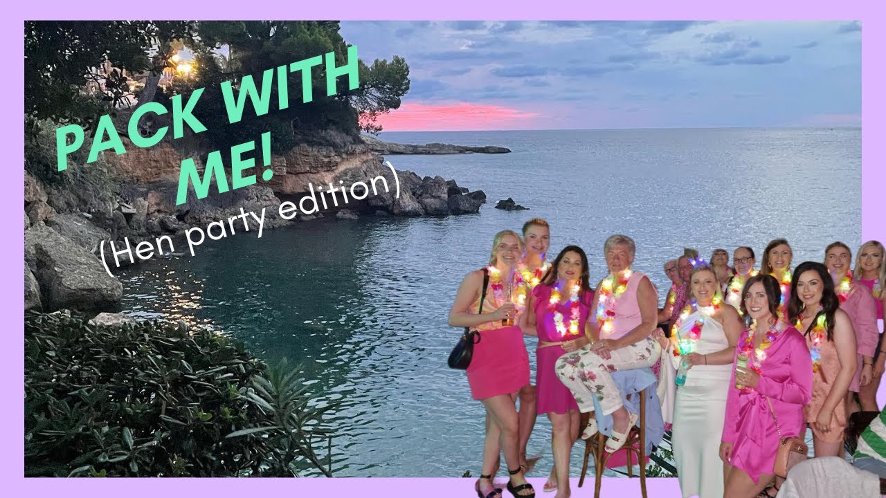 PACK MY SUITCASE for 3 nights in Majorca | Santa Ponsa | Hen Party ...