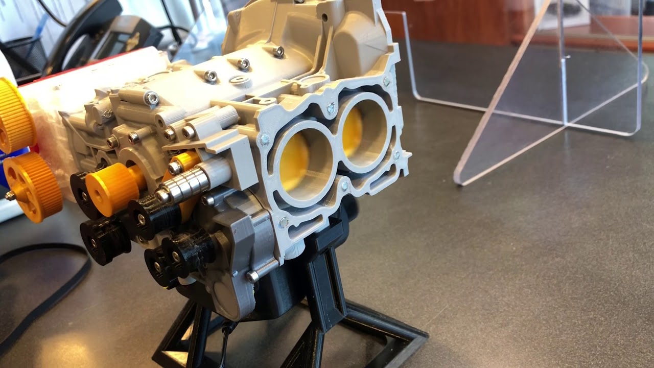 Subaru EJ20 3d printed Subaru engine - YouTube