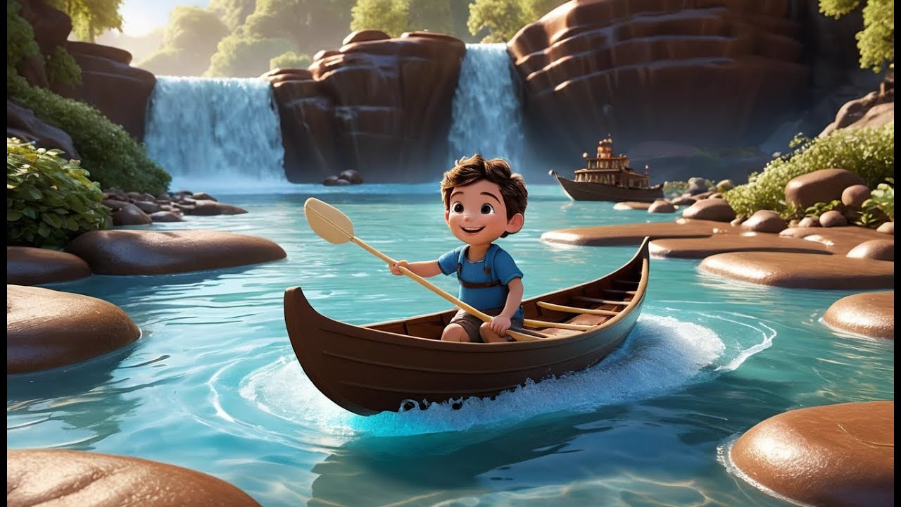 The Chocolate River and the Cookie Boat | Fun Song for Kids | Sing ...