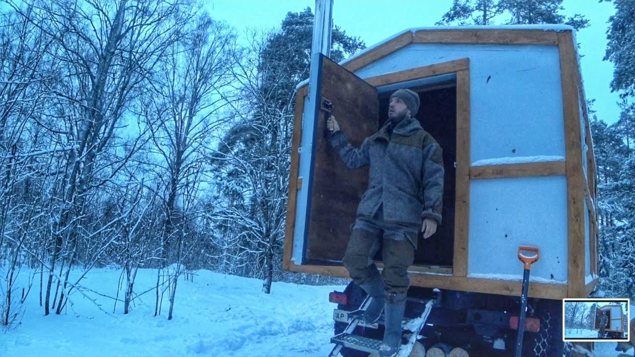 A MAN BUILD A HOME ON WHEELS AND WENT TO LIVE IN THE WILDERNESS. - YouTube