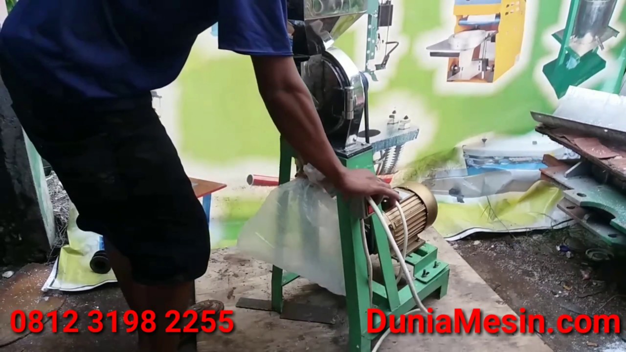 Mesin Penepung Beras | Alat Disk Mill - YouTube