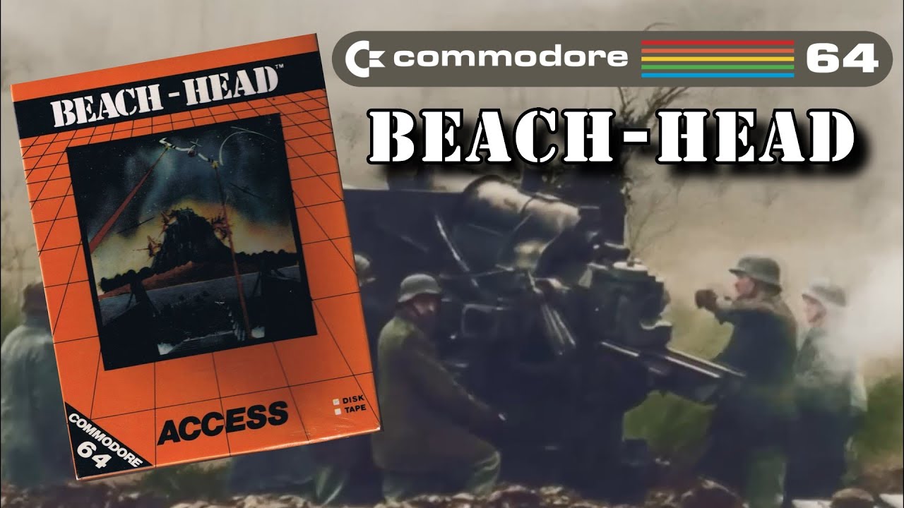 BEACH-HEAD - Commodore 64 - YouTube