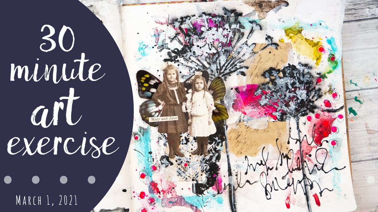 30 Minute Art Exercise - Mary and Jane - 3.1.21 - YouTube