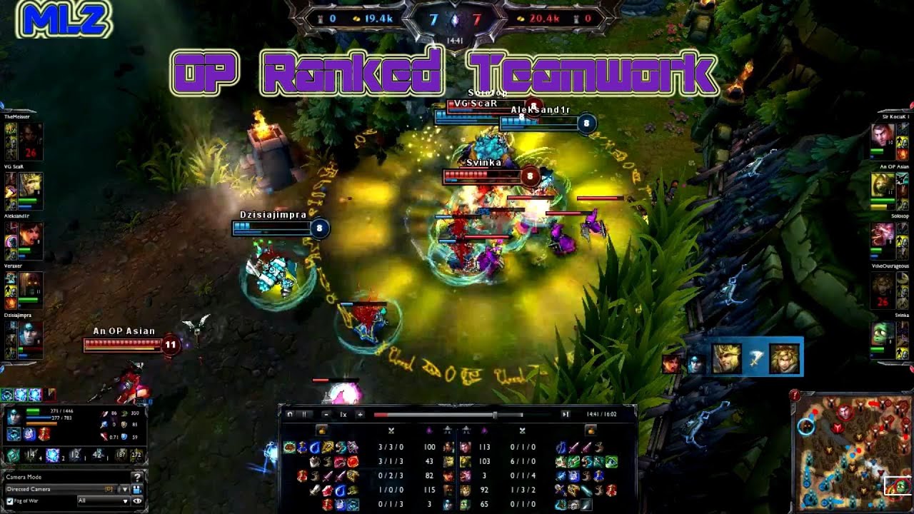 League of Legends - OP Ranked Teamwork (Diamond 1 Edition) - YouTube
