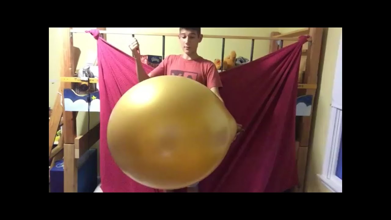Giant 3 foot balloon pop!!! - YouTube