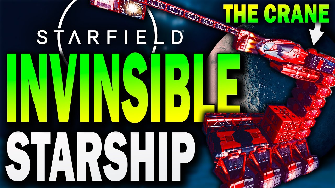 STARFIELD - INVINCIBLE starship BUILD! - YouTube