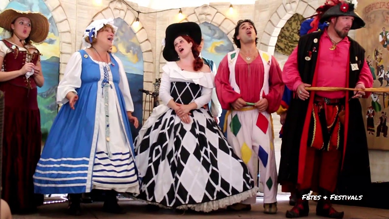 Florida Renaissance Festival- Commedia Madrigal Singers- The Servant of ...