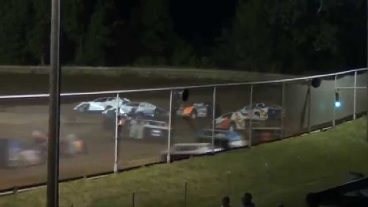 Ohio Valley Speedway $1,000 To Win AMRA Modified Feature 6-7-2014 - YouTube